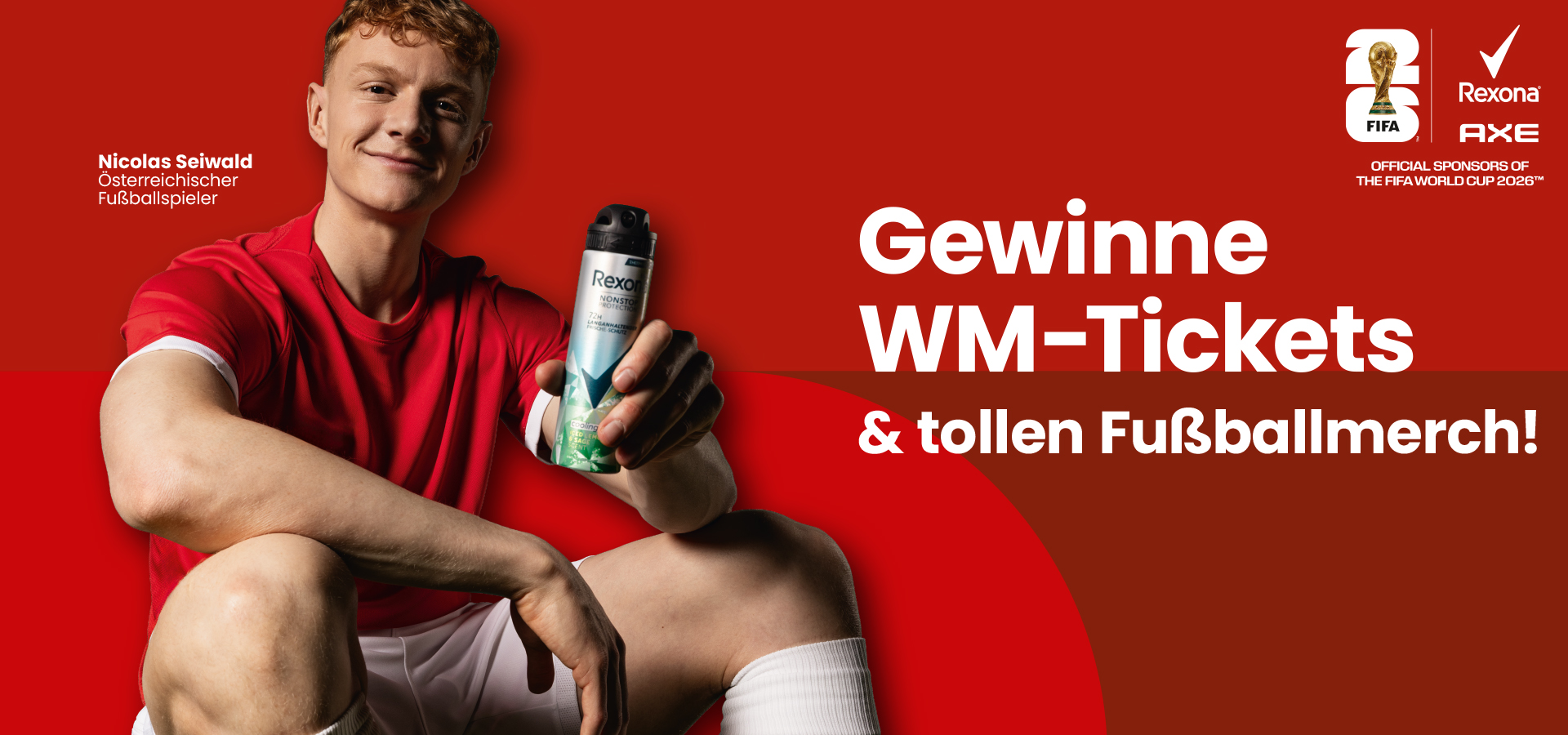 Rexona und AXE verlosen 2 x 2 Tickets zur FIFA Fußball ...